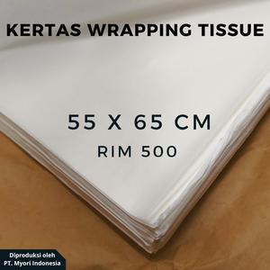 Jual 55x65 cm [1 RIM] Kertas Tisu Wrapping Tissue | Bungkus Kado ...