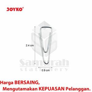 Jual 𝐂𝟎- Trigonal Paper Clips No 3 Joyko / Clip Segitiga No.3 / Klip ...