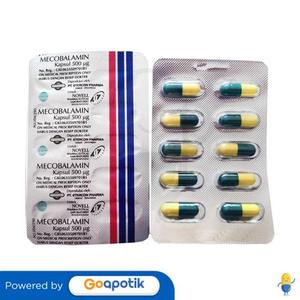 Jual MECOBALAMINE NOVELL 500 MCG STRIP 10 KAPSUL - Kota Tangerang ...