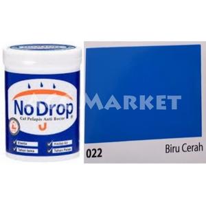 Jual Cat Tembok No Drop 1Kg Anti Bocor Biru Cerah 022 - Blue - Kab ...