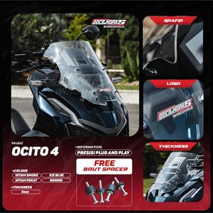 Jual Windshield Visor ADV 150 dan ADV 160 Model V1 V2 SIR - TIPE SIRIP ...