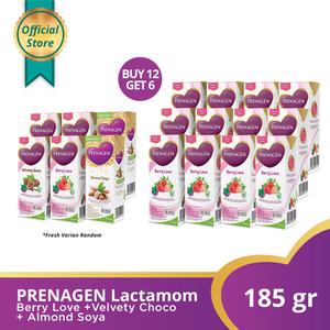 Jual Buy 12 Prenagen MOM UHT Berry Love 185 ml Get 6 Free Prenagen UHT ...