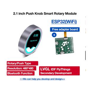 Jual ESP32 S3 Development Board 2.1 inch Round Rotary Knob LCD Smart ...