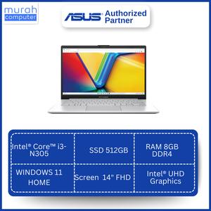 Jual ASUS VIVOBOOK GO 14 E1404GA-FHD351 CORE i3-N305 RAM 8GB SSD 512GB ...