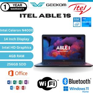 Jual Laptop Itel Able 1S Intel Celeron N4000 Ram LPDDR4 4GB SSD 256GB ...