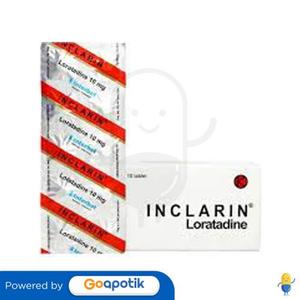 Jual INCLARIN 10 MG BOX 50 TABLET - Kota Surabaya - Apotek Duta Farma ...