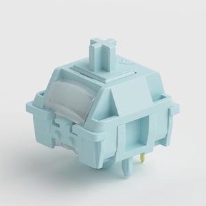 Jual KTT Silent Sky blue Switch 43g 5 Pin lubricated Linear Switches ...