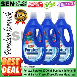 Jual Yuri Porstex 1 Liter Pembersih Kamar Mandi Wc Keramik Kerak Lantai ...