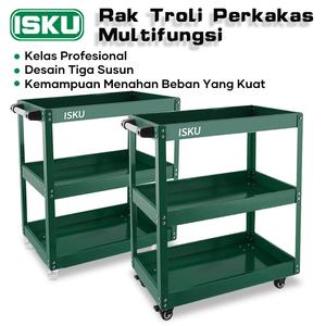 Jual ISKU Troli bengkel / Besi rak kerja perkakas/ rangka troli/troli ...