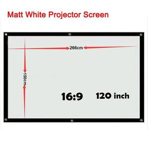 Jual LAYAR PROYEKTOR 120 INCH UKURAN 266 X 150 CM SCREEN PROJECTOR ...
