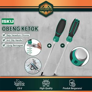 Promo ISKU Obeng Ketok Set Plus Minus Obeng Magnet Ketok Obeng Impact ...