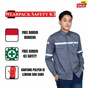 Jual Baju Kemeja Wearpack Safety K3 Lengan Panjang Werpack Seragam ...