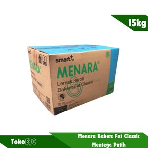 Jual MENARA SHORTENING BAKER’S FAT CLASSIC 15 KG / MENTEGA PUTIH /DUS ...