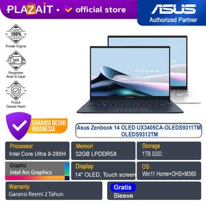 Promo Asus Zenbook 14 OLED UX3405CA-OLEDS9311TM OLEDS9312TM Core Ultra 9-285H 32Gb 1Tb 14″ Oled ...