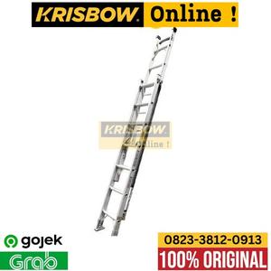 Jual Krisbow 4 mtr M meter Tangga Ladder Lader Ekstensi Aluminium 13 ...