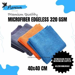 Jual Lap Microfiber Edgeless 40x40cm 320gsm Premium Quality Minimum ...