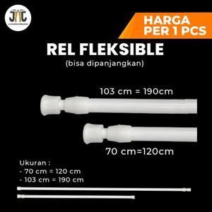 Jual Tiang Rel Gorden Fleksibel Bisa Dipanjang Pendekin Tiang Tanpa ...