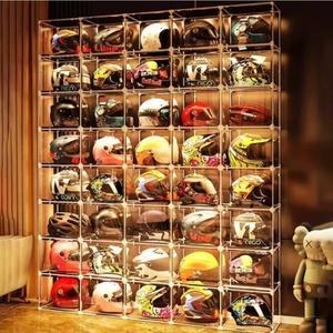 Jual Rak susun rak helm Lemari Penyimpanan Helm Sepeda motor Plastik ...