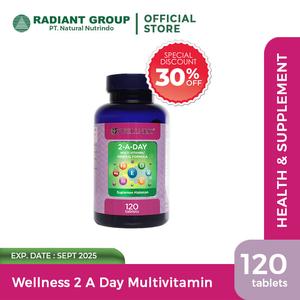 Promo Wellness Multivitamin/Mineral 2-A-Day - 120 Tablet [DM] - Jakarta ...