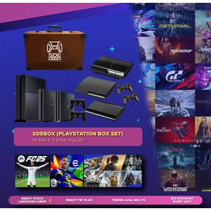 Jual PLAYBOX PLAYSTATION 3 INCLUDE LAYAR AND SPEAKER - SLIM 128GB, 2 ...