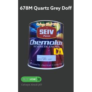 Jual Cat Minyak Kayu Besi SEIV 678M Quartz Grey DOFF 1liter - Jakarta ...