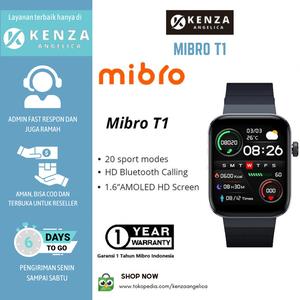 Jual MIBRO T1 Smartwatch - Jam Tangan Pintar 1.6 inci AMOLED GARANSI ...