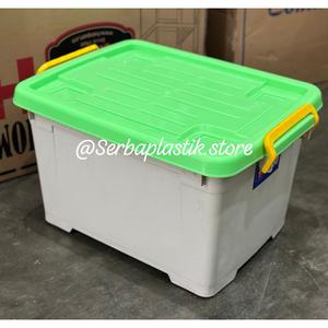 Jual Container box 50ltr / kotak penyimpanan transparan / kotak kain ...