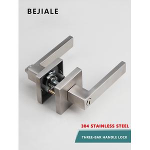 Jual 304 Stainless Steel Door Lock Indoor Bathroom Bedroom Door Lock ...