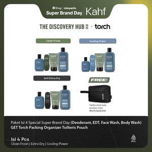 Jual [The Discovery Hub : Kahf x Torch] Paket Isi 4 Special Super Brand ...