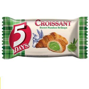 Jual 5 DAYS CROISSANT PANDAN SRIKAYA 60 GR - Kota Cilegon - Hypermart ...
