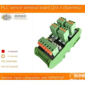 Jual TERRR PLC Sensor Terminal Block 4-channel 2-wire 3-wire NPN/PNP ...