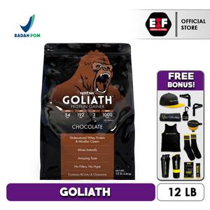Jual Syntrax Goliath 12 Lb Lbs Susu Whey Protein Extreme Mass Gainer ...