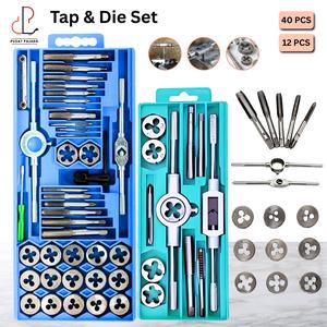 Jual 40 PCS Tap Die Set 12 PCS Alat Snai Tap Ulir Drat Mur Baut Alat ...
