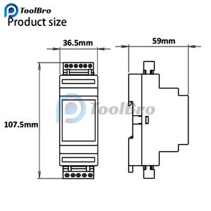 Jual Load Cell Transmitter Amplifier Weight Sensor Modbus Rtu Rs485 ...