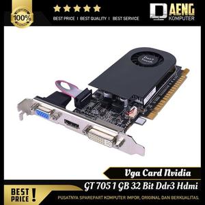 Jual VGA PC Profil Standard: Nvidia GeForce GT 705 Series 1 GB 32-Bit ...