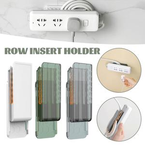 Jual Self Adhesive Power Strip Holder Fixator Removable Wall Mounted ...