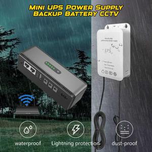 Jual Promo Mini Ups Usb 5V Dc 12V 2A Backup Aki Powerbank Untuk Cctv ...