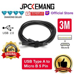 Jual Kabel Kamera Tetherplus Usb 2.0 Micro B To Type A 3M Tether Plus ...