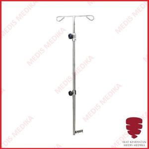 Jual Tiang Infus IV Stand Stainless Steel Kursi Roda Infusion Wheel ...