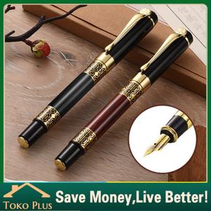 Jual Pena Kaligrafi Arab Kayu Jati - Mata Pena 0.7mm Stainless Steel ...