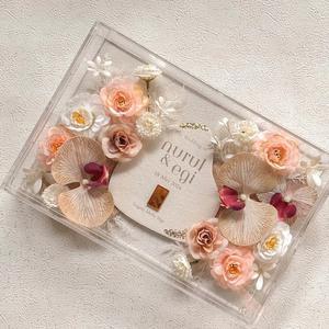 Jual Custom Mahar Akrilik BOX Mahar Pernikahan Tetes Air Akrilik ...