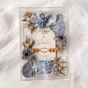 Jual Mahar Aesthetic Rustic Mahar Pernikahan Akrilik Mahar Bening ...