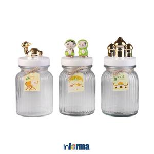 Promo Informa 900 ml Set 3 Pcs Stoples Kaca Eid 2025 Jar Tempat Simpan ...