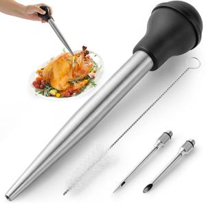 Jual Turkey Baster For Cooking Food Grade Metal Turkey Baster Syringe ...