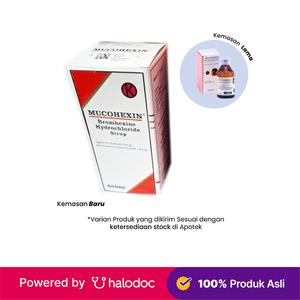 Jual Mucohexin Sirup 120 ml - Obat Batuk & Flu - Halodoc - Kota ...