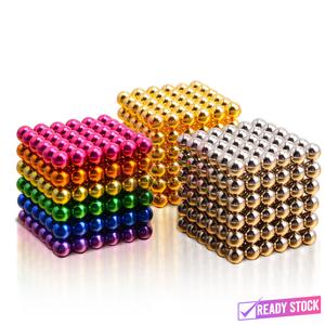 Jual Bola Magnet Mainan Puzzle 3D Motorik Anak Magnetic Ball Bucky Ball ...
