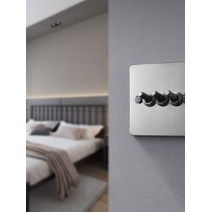 Jual KITAKATA MORGAN SAKLAR SILVER LAMPU DINDING TOGGLE PREMIUM NEW ...