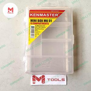 Jual Plastik Mini Box 6 Compartment Kenmaster / Tool Box Mini / Kotak ...