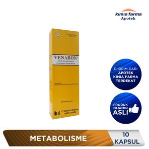 Jual VENARON 300 MG STRIP 10 KAPSUL / OBAT HERBAL WASIR / KIMIA FARMA ...