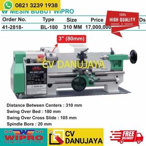 Jual Mesin Bubut Bench Lathe Besi Wipro BL 180 Bubut Besi Wipro BL180 ...